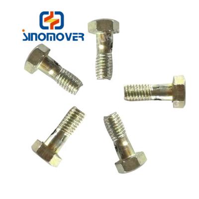 Cina Vite Bolt vuota d'acciaio VG1500080090 della pompa del carburante di HOWO per il cino camion in vendita