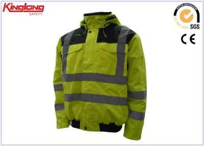 Cina Giallo fluorescente più i rivestimenti riflettenti del lavoro di inverno di dimensione HIVI all'aperto in vendita