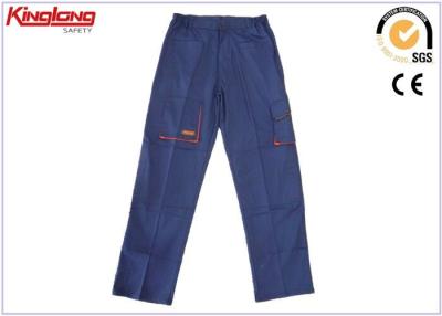 Cina Pantaloni multifunzionali antipolvere del carico del lavoro dei poli del cotone uomini dei blu navy in vendita