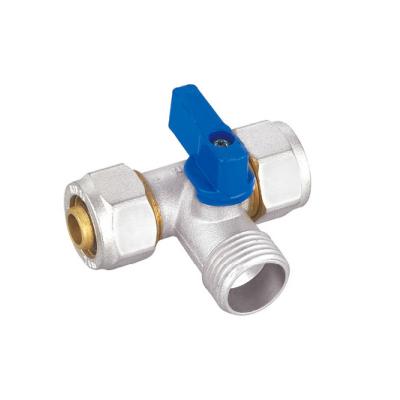 중국 3/4인치 황동 볼 밸브 단조 니켈 표면 BV1037 판매용