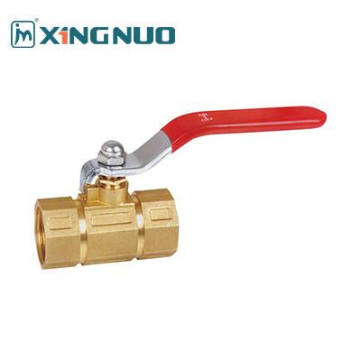 China 1/2 Inch 2 Inch Female Threaded Brass Body Ball Valve Iron Handle For Pharmaceutical Industry for sale