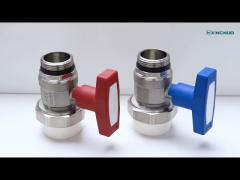 stainless steel main body brass one way check valve single handle suitable for various industrial