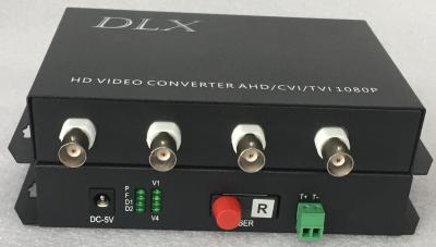 China 4ch 1080P AHD/CVI/TVI/Analog Video Fiber Optical Transmistter and Receiver 4chs1080P all in one AHD CVI TVI PTZ camera for sale