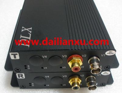 China analog video+analog audio fiber optical transmitter and receiver digital video audio fiber converter A/V to fiber conver for sale