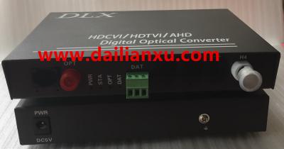 China 1channel 1920x1080P HD-CVI video+1ch RS485 fiber optical transmitter and receiver CVI PTZ camera to fiber converter for sale
