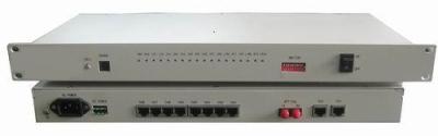 China 120ohmRJ45 8E1+one 10/100M Ethernet Optical Transmitter and Receiver 8E1 PDH Multiplexer 8E1 fiber converter 0-80KM FC for sale