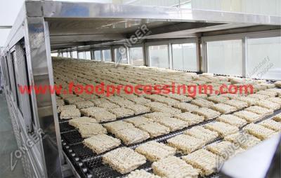 China Automatic Fried Instant Noodle Production Line with 30000bags/shift  factory design for sale