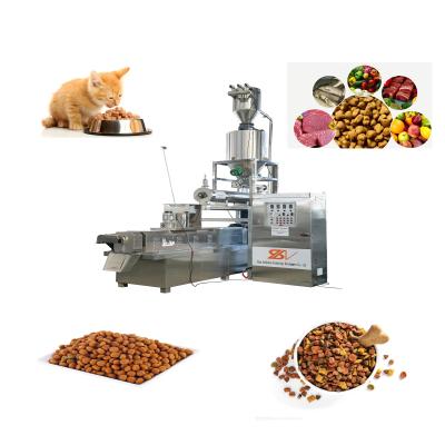 China 201 Staineless Full Automatic Pet Food Making Machine , Dog Food Extruder Machine for sale
