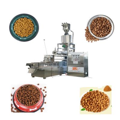 China 201 Staineless Full Automatic Pet Food Making Machine , Dog Food Extruder Machine for sale