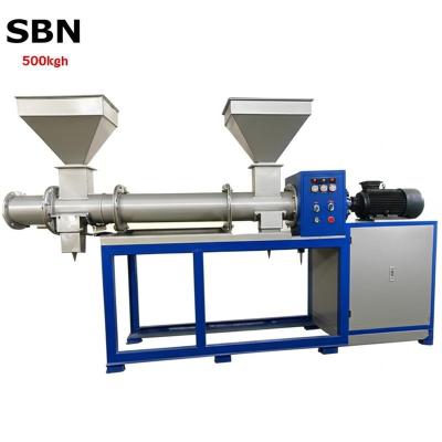 China Fully Automatic SLG85 500kgh Fish feed extruder machine in SBN for sale