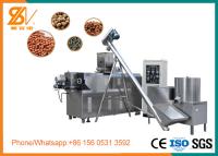 China Commercial Electrical Fish Feed Production Machine 100-150kg/h Floating Sinking Extruder for sale