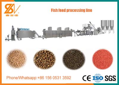 China 500kg/H Twin Screw Fish Pellet Extruder Floating Fish Feed Machine for sale