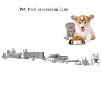 China Single Phase 80KVA Extruded Dog Food Processing Line 140-160kg/h for sale