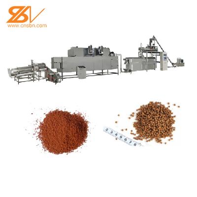 China Os peixes de flutuação de SUS201 1-2 TPH alimentam a linha de produção para a cultura aquática for sale