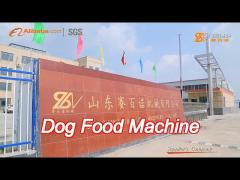 100kg/H-6t/H secos Kibble a linha de produção da extrusora da máquina da fabricação do alimento para cães