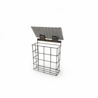 China Industrial Wire Cage Basket Wire Mesh Container Rust Resistant For Storage / Material Handling for sale