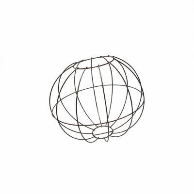 China Rust Resistant Metal Wire Cage Basket Container Powder Coated For Industrial Storage for sale