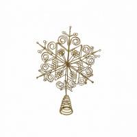 China Reusable Metal Star Tree Topper Rust Resistant For Holidays for sale