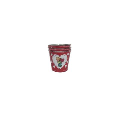 China Industrial Handling Metal Holiday Bucket Customizable Construction Rust Resistant Coating for sale