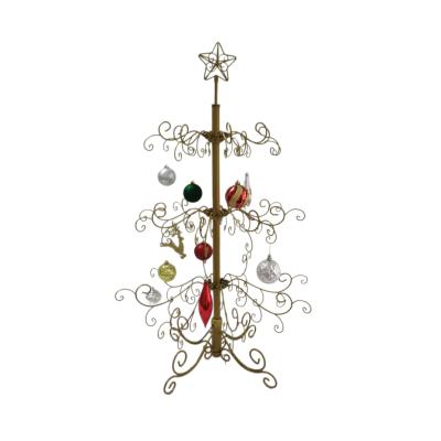 China Iron Wire 3 Feet Metal Christmas Tree for Holiday Markets Trade Shows for sale