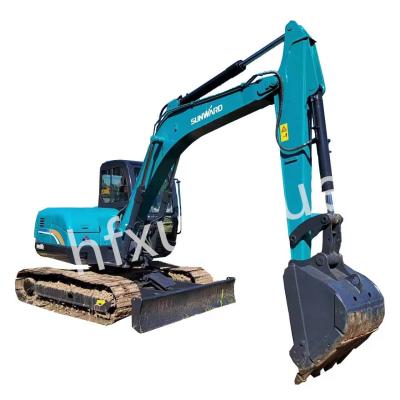 Chine Excavation de vieilles machines lourdes vers le soleil SWE 80 Excavatrice à rampe 8T à vendre