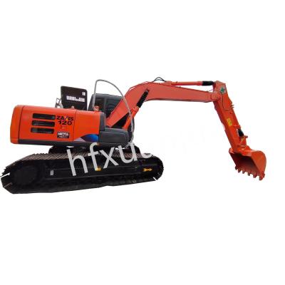 Chine Excavateur hydraulique Hitachi 120 Distributeurs de pellets utilisés 12 tonnes Moyenne taille à vendre