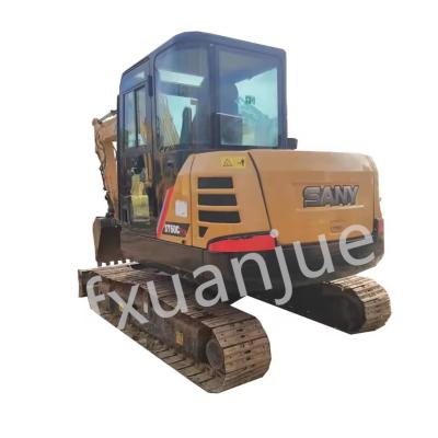 Chine Mini Used Sany Excavator Machinery 6T 60C 2,615L déplacement à vendre