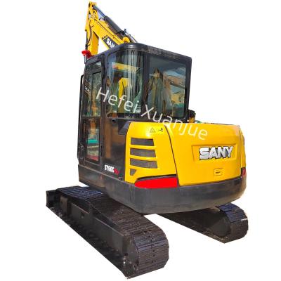 China SY60Pro Gebraucht Sany Bagger mit Maschinenbewegungsgeschwindigkeit 4.2 / 2.4 In gutem Zustand zu verkaufen