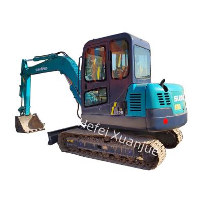 China 2020 SWE60E Excavadora solar usada con horas de trabajo 800 para construcción de edificios en venta