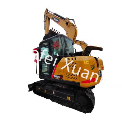 China Excavadora Sany usada con potencia del motor 43kw 2200r/min para aplicaciones versátiles en venta