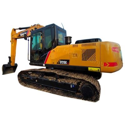 China SY215CPro Em 2021 Usado Sany Excavator Com 21900kg Peso Operativo 9600mm Altura Máxima de Escavação à venda