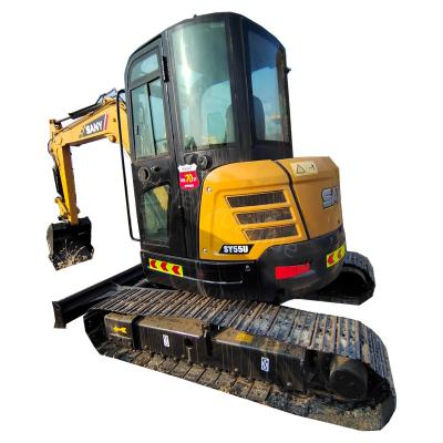 中国 SY55U 2021年 中古 Sany Excavator V2607-DI エンジンモデル 総所有コストも低い 販売のため