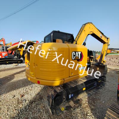 Китай Использованные экскаваторы CAT с номинальной мощностью 91 кВт / 2150 вращений в минуту и скоростью ходьбы 35 км / ч продается