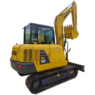 Cina 0.055-0.22m3 Capacità Escavatore Komatsu PC56-7 per operazioni di scavo lisce in vendita