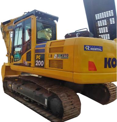 China 20 Tons Class Used Komatsu Excavator PC 200-8 Performance Is Perfect 6.69L 110kW for sale