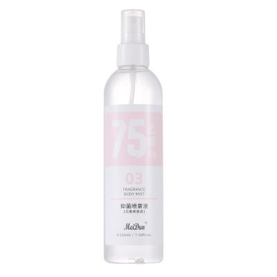 Cina prodotto disinfettante liquido della mano dell'alcool della foschia del corpo di fragranza 235ml in vendita