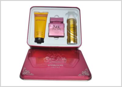 China Grupos cor-de-rosa puros do presente do perfume de 1802GS 24k com Deo Spray à venda