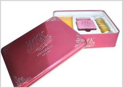 China Grupos cor-de-rosa puros do presente do perfume de 1802GS 24k com Deo Spray à venda