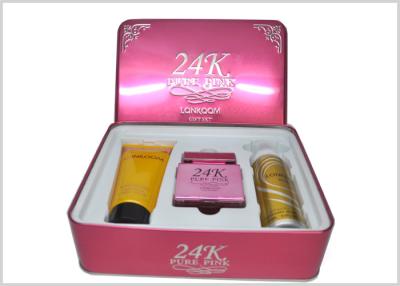 China Grupos cor-de-rosa puros do presente do perfume de 1802GS 24k com Deo Spray à venda