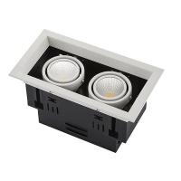 China Adjustable Canless  LED Linear Spotlight 14W With Double Head for sale