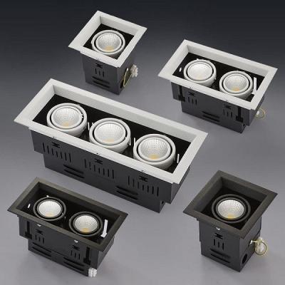 Cina Riflettore lineare regolabile 14W di Canless LED con la doppia testa in vendita