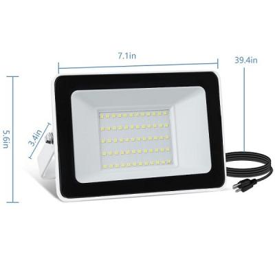 China Waterproof Dimmable LED Flood Light , 5000lm 50w Ip65 LED Waterproof Floodlight for sale