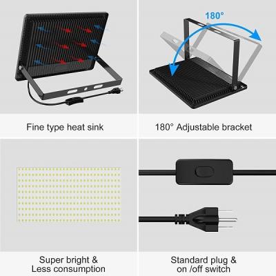 China Daylight White Waterproof LED Flood Light 200W 20000LM IP66 ETL Approved for sale