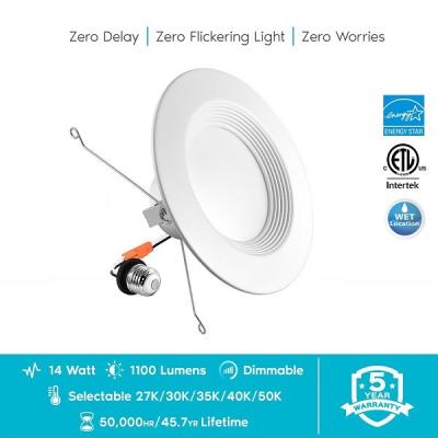 Cina Luce a livello a 6 pollici del supporto della disposizione LED del deflettore, luce a livello esile del supporto di 14W 5cct in vendita