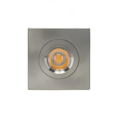 China FCC Passed Plastic Dimmable LED Downlights 4inch 12W CRI 90 With Square Trim for sale