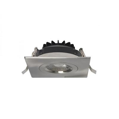 China FCC Passed Plastic Dimmable LED Downlights 4inch 12W CRI 90 With Square Trim for sale