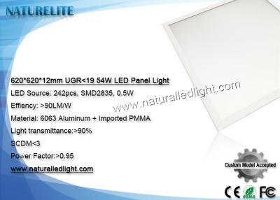 China 620*620 white led panel / Office led panels lights efficiency for sale