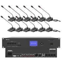 Quality HUAIN Meeting Discussion Table Wired Digital Conferencing Daisy Chain Conference for sale