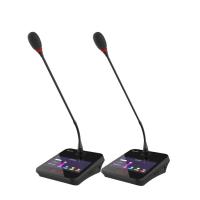 Quality HUAIN Hand in Hand 5G Discussion Chairman Unit Voting Microphone Wireless for sale