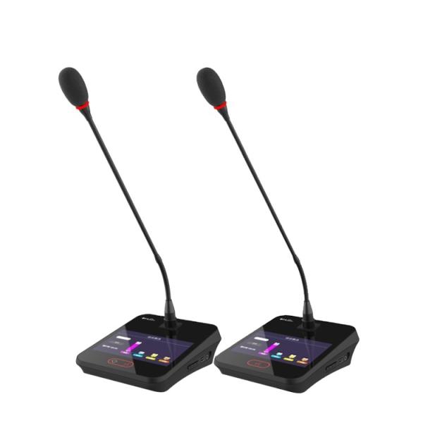 Quality HUAIN Hand in Hand 5G Discussion Chairman Unit Voting Microphone Wireless for sale